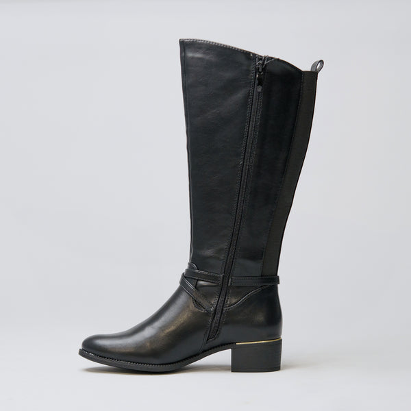 Bota Via Rosmini Asqui Negro - Carillon